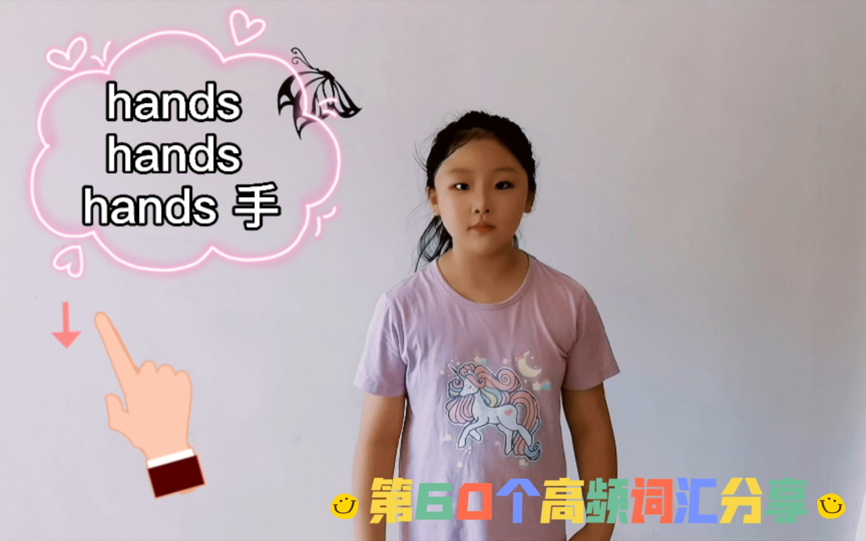 第60个高频词汇分享hand