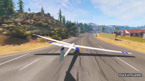 车祸模拟器:无人机发生故障,坠落在公路上