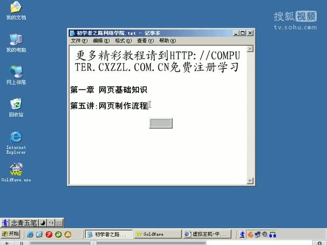 网页制作流程,网页设计与制作,网络基础知识第五节