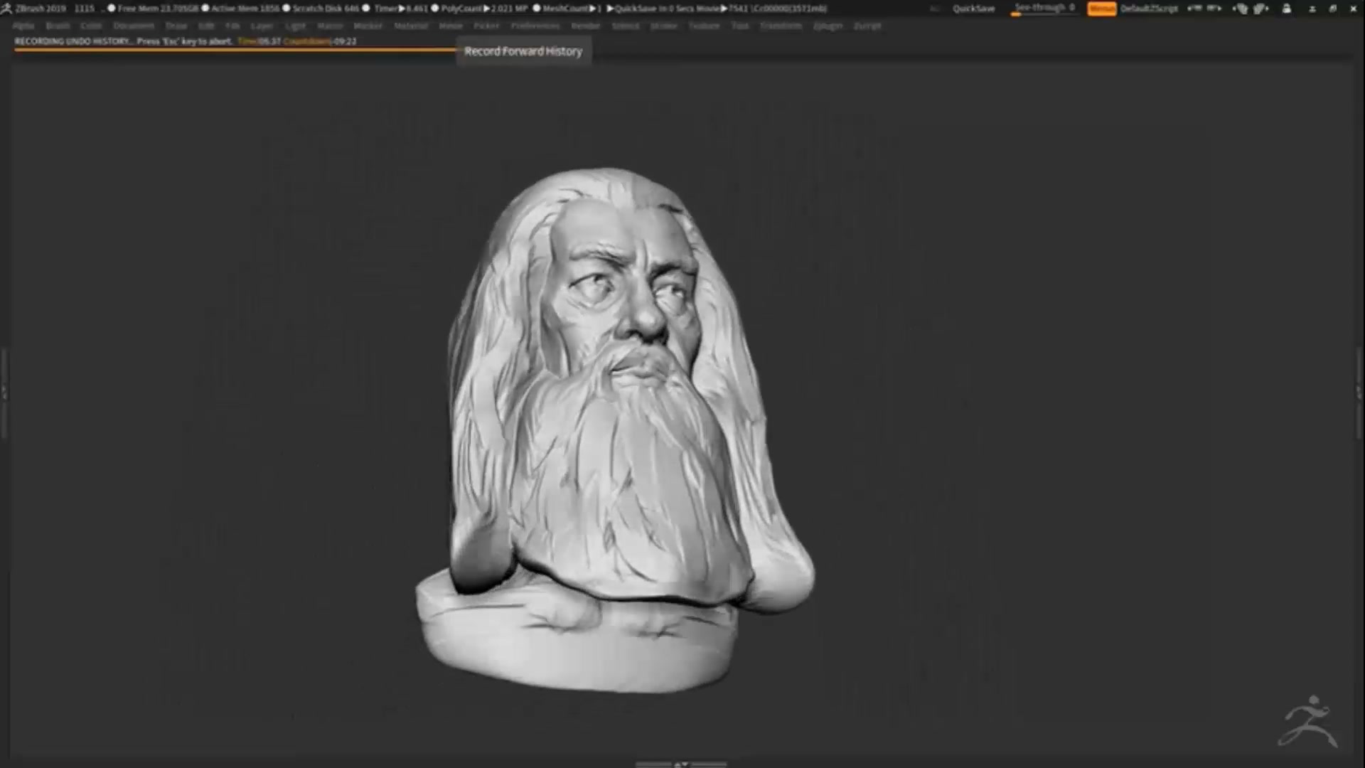 没有美术基础可不可以学3D建模?看我用zbrush雕刻人体模型,你就知道了