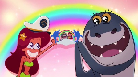 儿童动画:小美为爱智斗恶霸兄弟,误会解除,鲨鱼哥小美和好如初