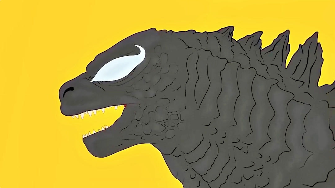 外国经典动画:毒液附身哥斯拉!太狂暴了