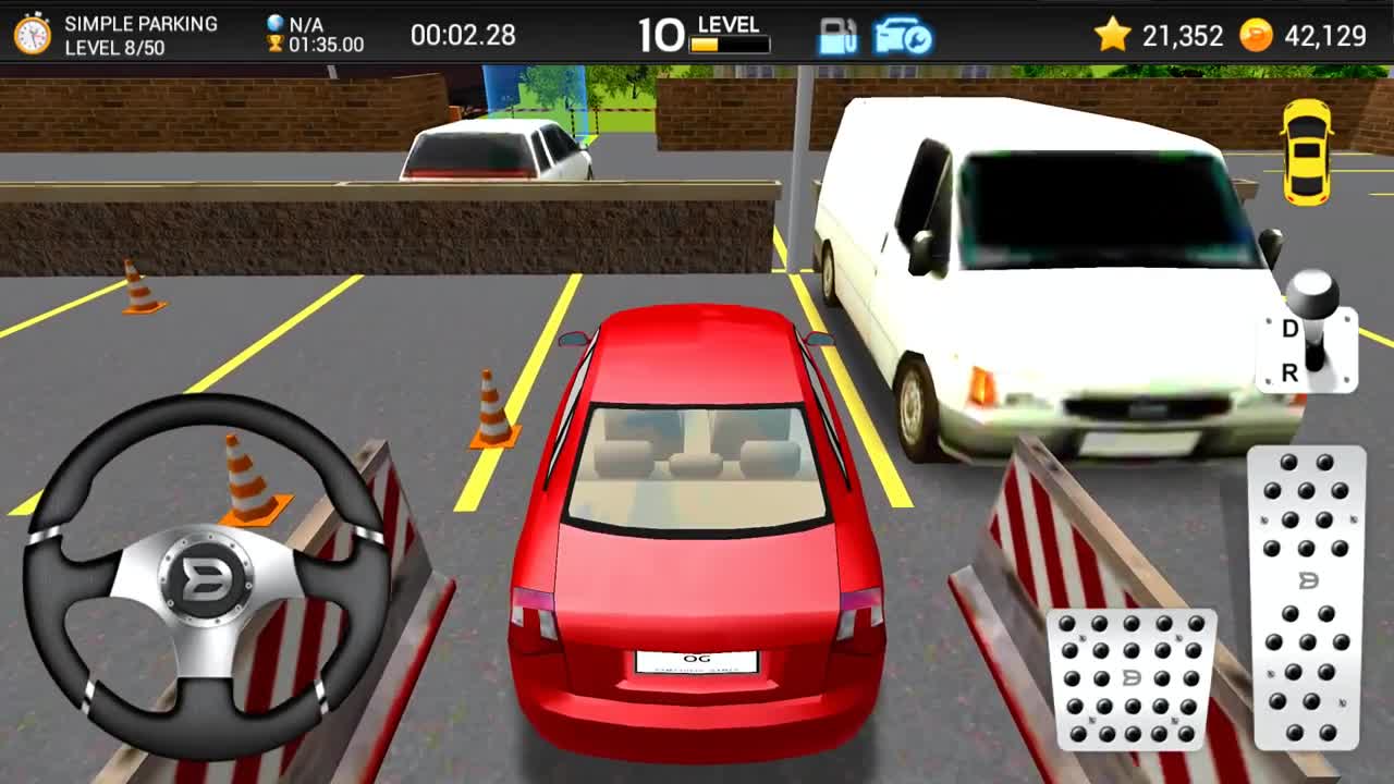 停车场游戏3D-驾驶学校7辆新车！