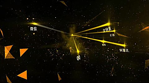 AE模板震撼大气6人金色手印字幕开场启动仪式