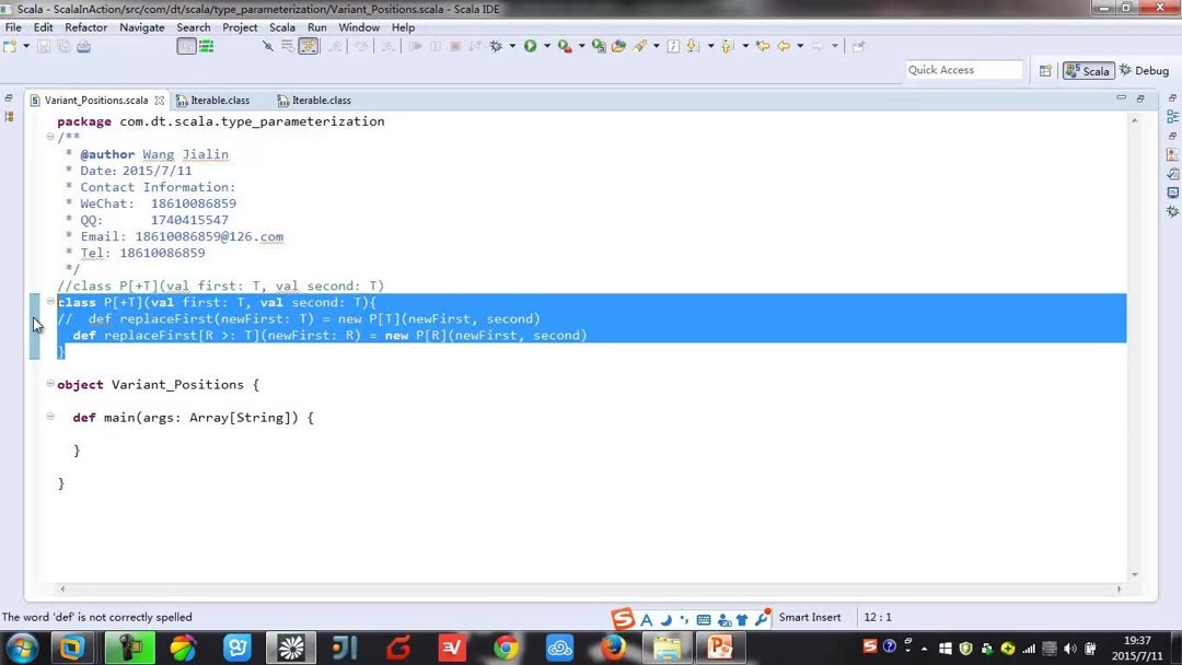 第50讲:Scala中Variance变化点及其在Spark中的应用源码解析