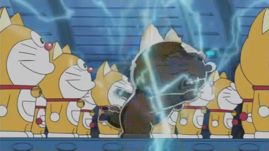 哆啦A梦重生之日,被雷劈后,遭小伙伴嘲笑