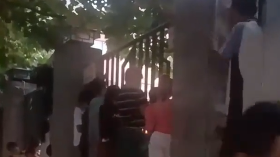 家长吐槽六一活动学生只能爬墙观看,教育局回应