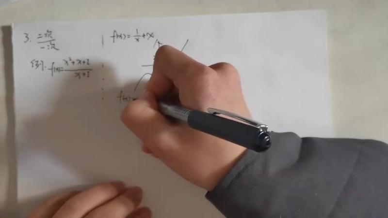 「高中数学」分式函数图像的绘制