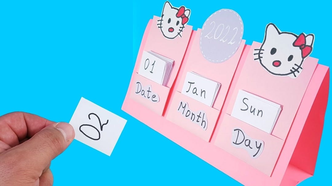 动手制作简单可爱的小日历