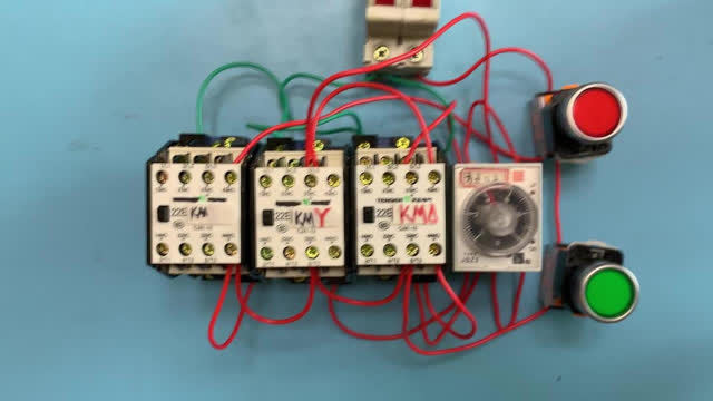 星三角降压启动工作原理,实物运行,电路分析