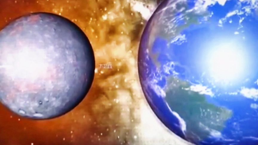 #探索宇宙模拟星球撞击地球,相撞的一刻一切归零,化为乌有