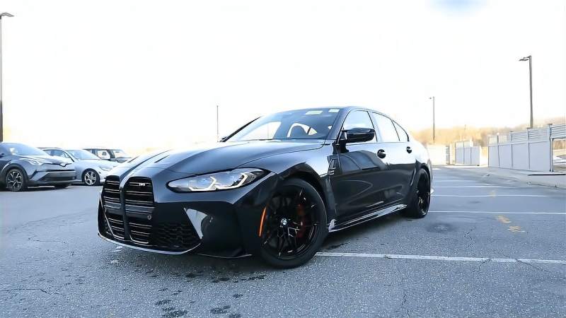 2021款宝马M3手动版实车展示,这颜值内饰,太帅了!