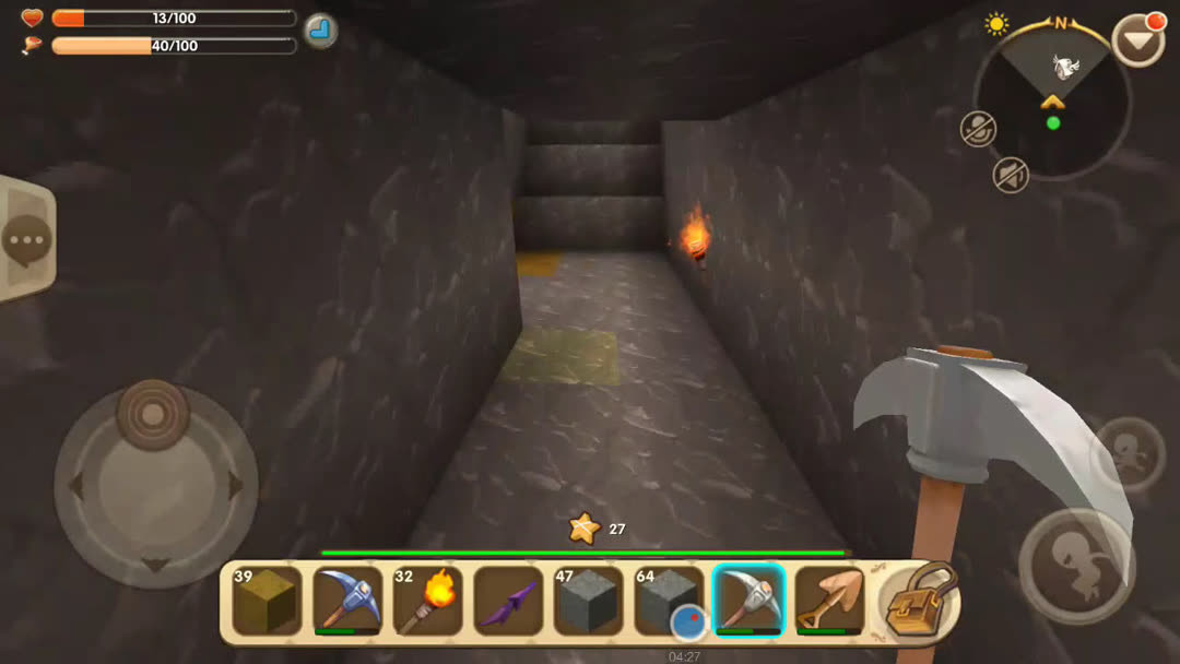 迷你世界带小伙伴挖矿找不到回家的路尴尬