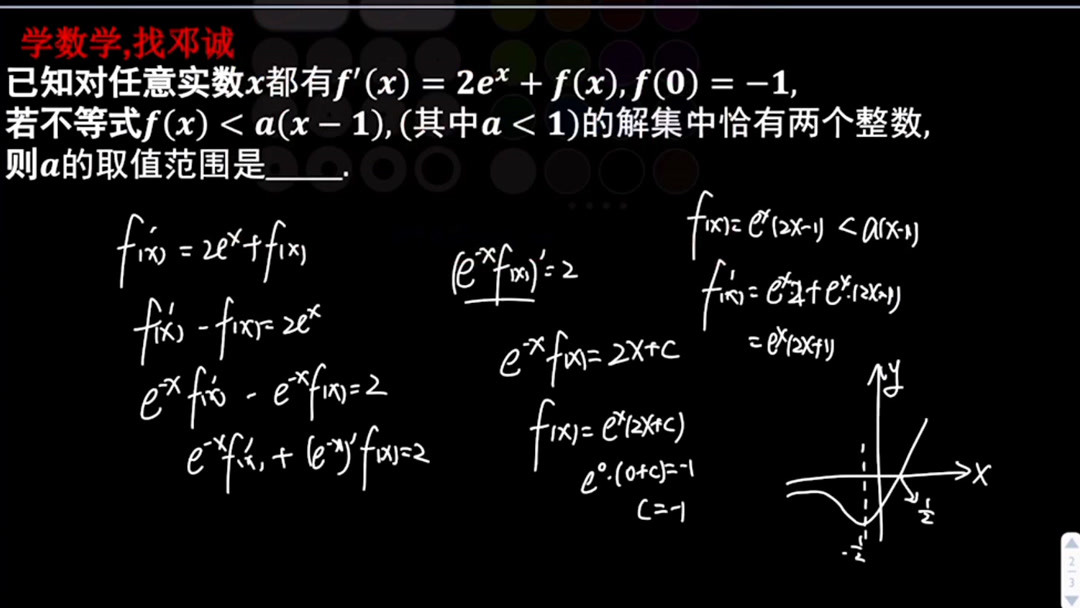 【高考数学每日一题】2020.9.9整数解