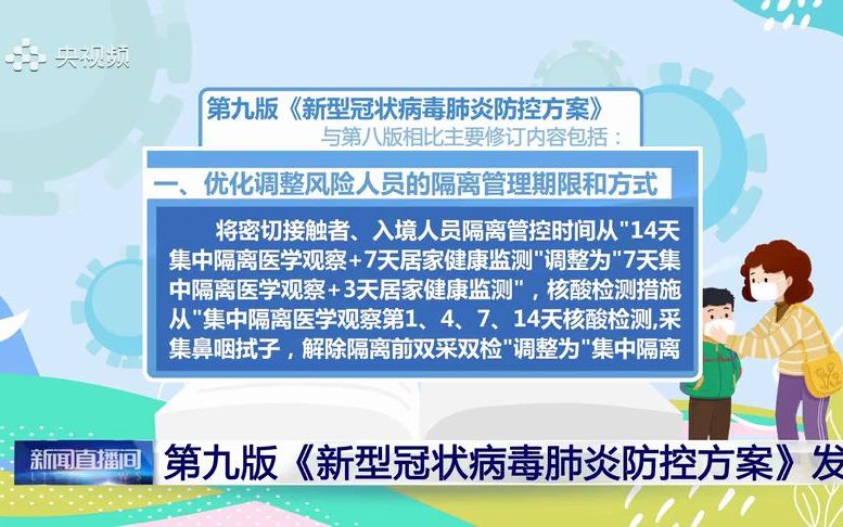 第九版《新型冠状病毒肺炎防控方案》发布