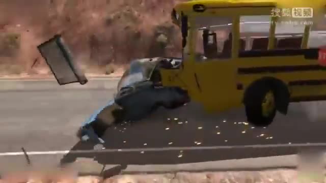 BeamNG模拟汽车车祸碰撞