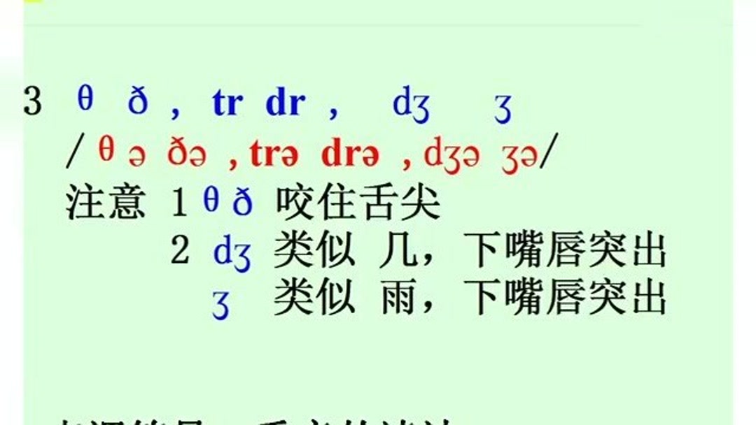英语音标速成学习法 48个音标的正确读法