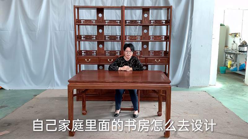 如何设计一个简约与不简单的书房?红木古典味道浓郁阵阵古香
