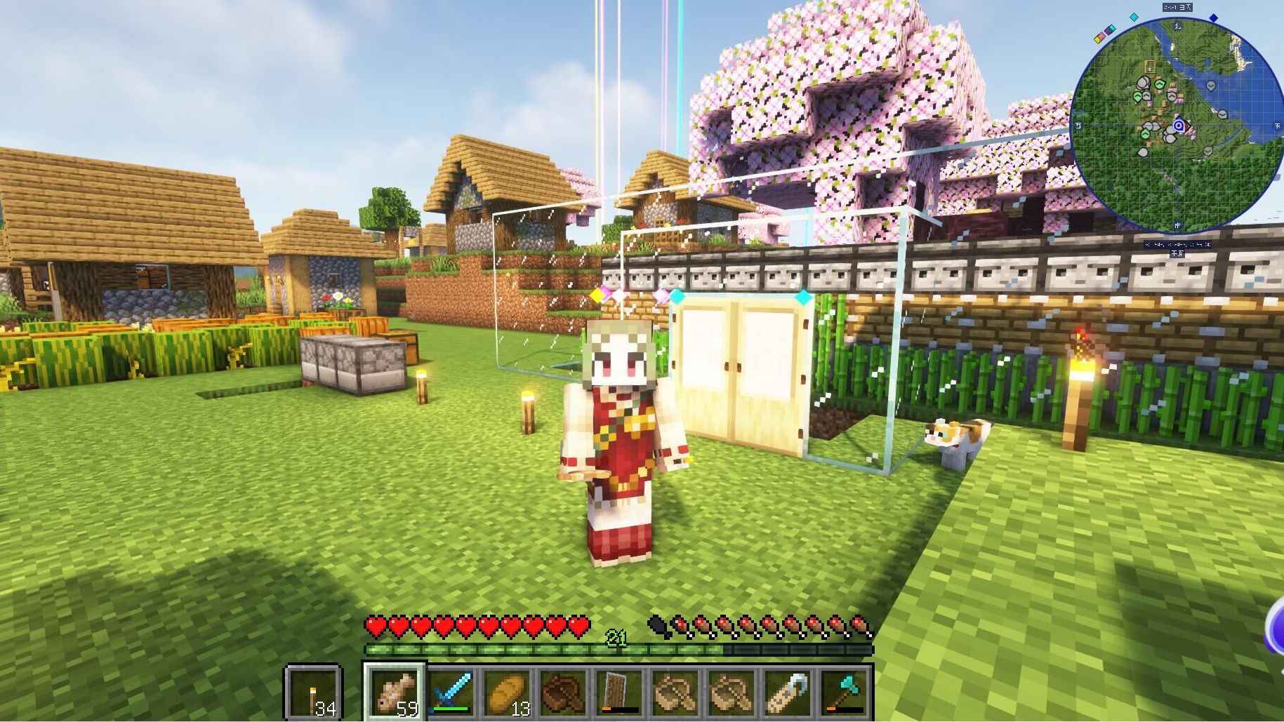 PCL2启动器和官方对比 + 我的小存档展示