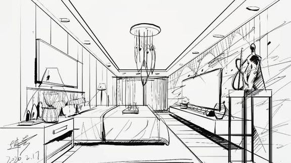 #procreate绘画 #每日一画 #绘画过程 #设计 #板绘 #室内手绘