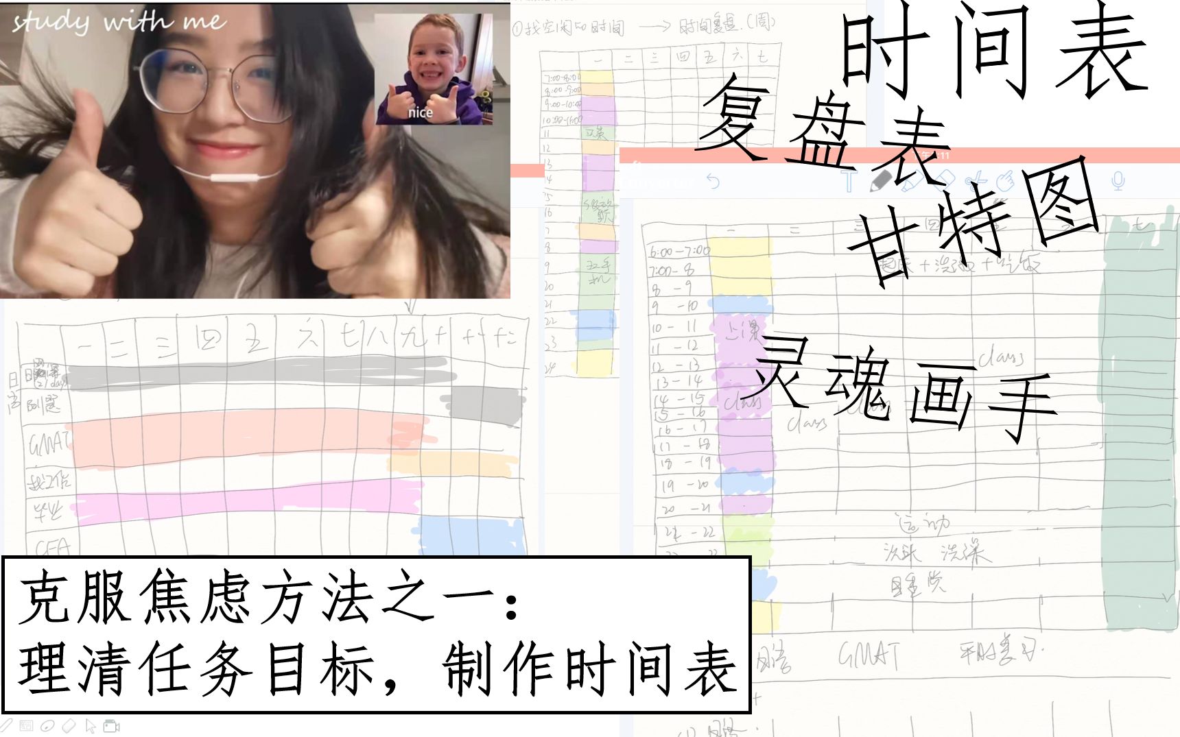 【学习方法向】焦虑该怎么办?灵魂画手小姐姐带你制作时间表:一年...