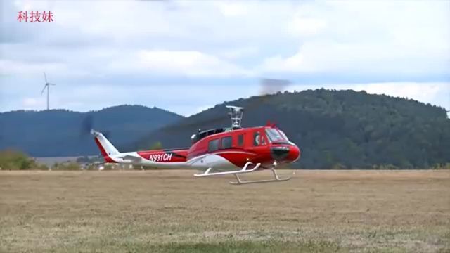 国外大型航模直升飞机表演,看完觉得太赞了
