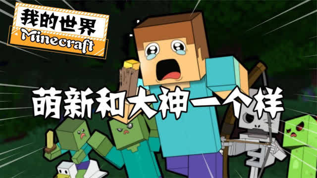 我的世界:在困难模式里玩了十几天后,每一步都提心吊胆?