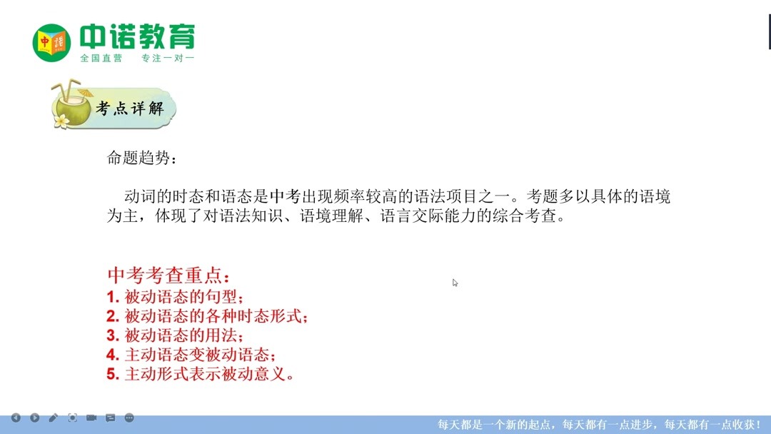 中考英语被动语态的用法归纳1