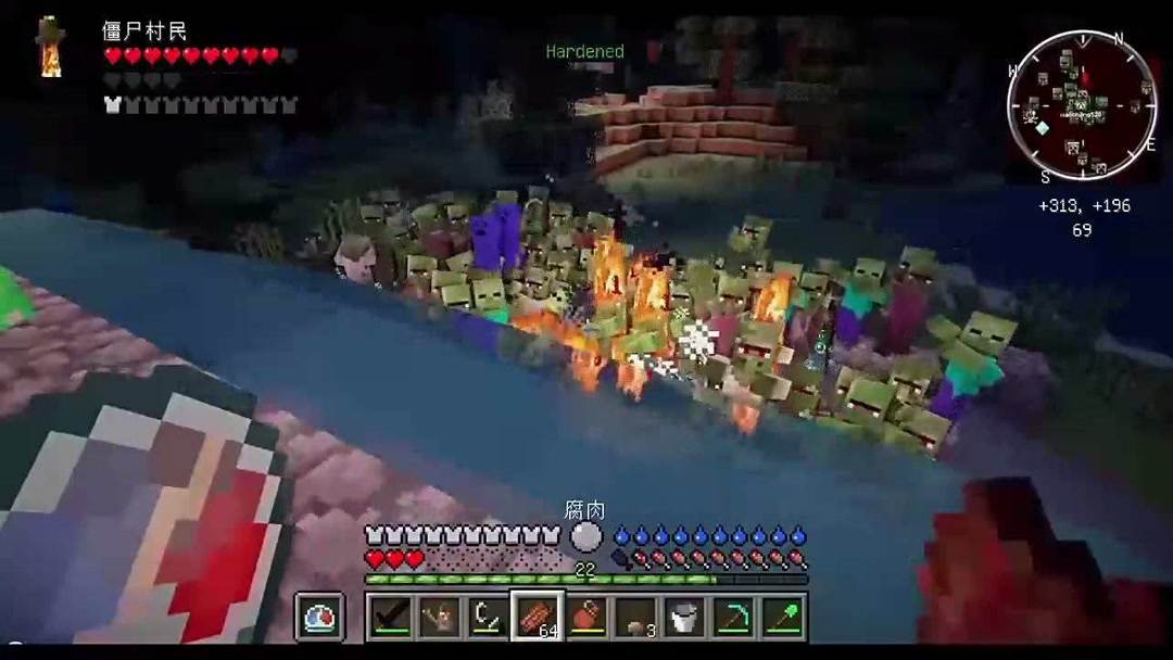 【我的世界】:点燃蜡烛阻挡僵尸进攻!