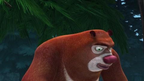 熊出没之丛林总动员:小熊熊光顾着吃忘了正事,也是没谁了