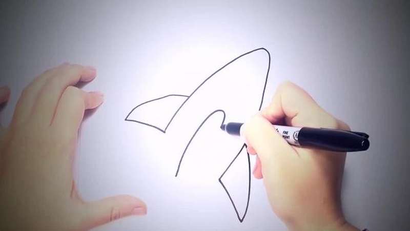 儿童简笔画:如何为火箭绘制火箭_火箭简易绘制教程 简笔画教学视频