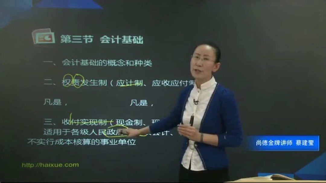 会计基础视频教程全套最新版 第三课