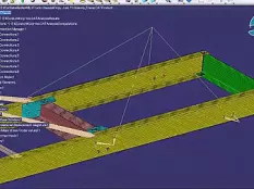 CATIA CAE对车架的结构分析