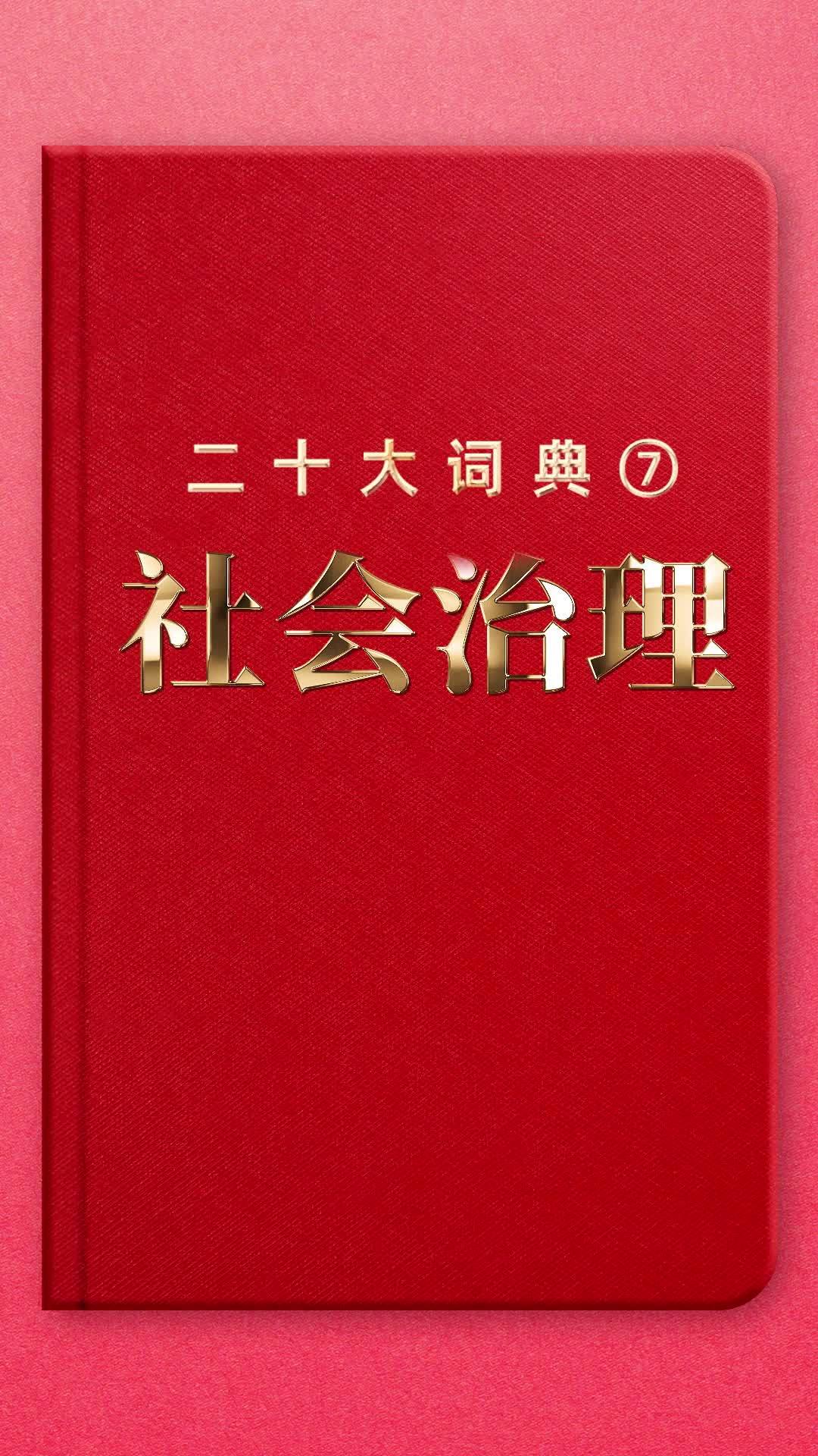 二十大词典⑦丨关键词:社会治理
