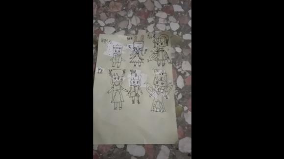 迷你世界这6款皮肤。是我画的。有的有一点丑,你们别介意啊。