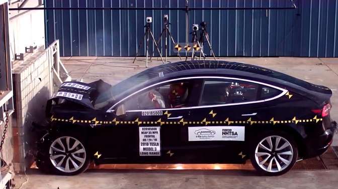 看完特斯拉Model3的碰撞测试现场,你觉得45万的定价贵吗