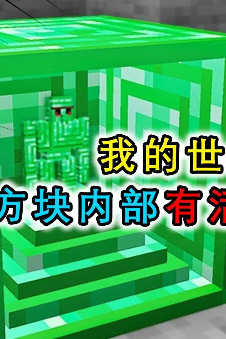 我的世界:当玩家被传送到方块内部,竟然发现活的方块