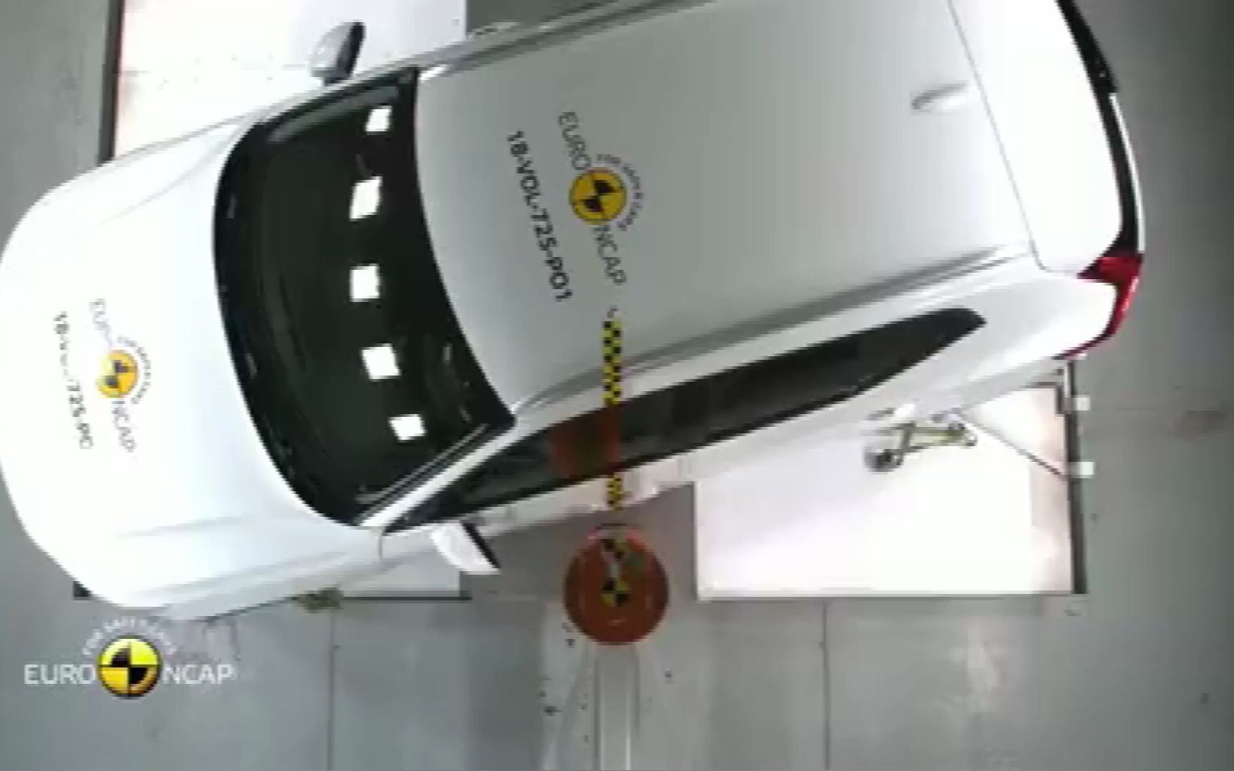 沃尔沃汽车侧面碰撞测试