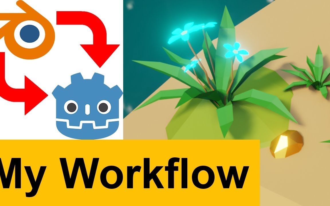 Blender 低多边形到 Godot 4 导出工作流程!修复了 HDR 贴图噩梦!