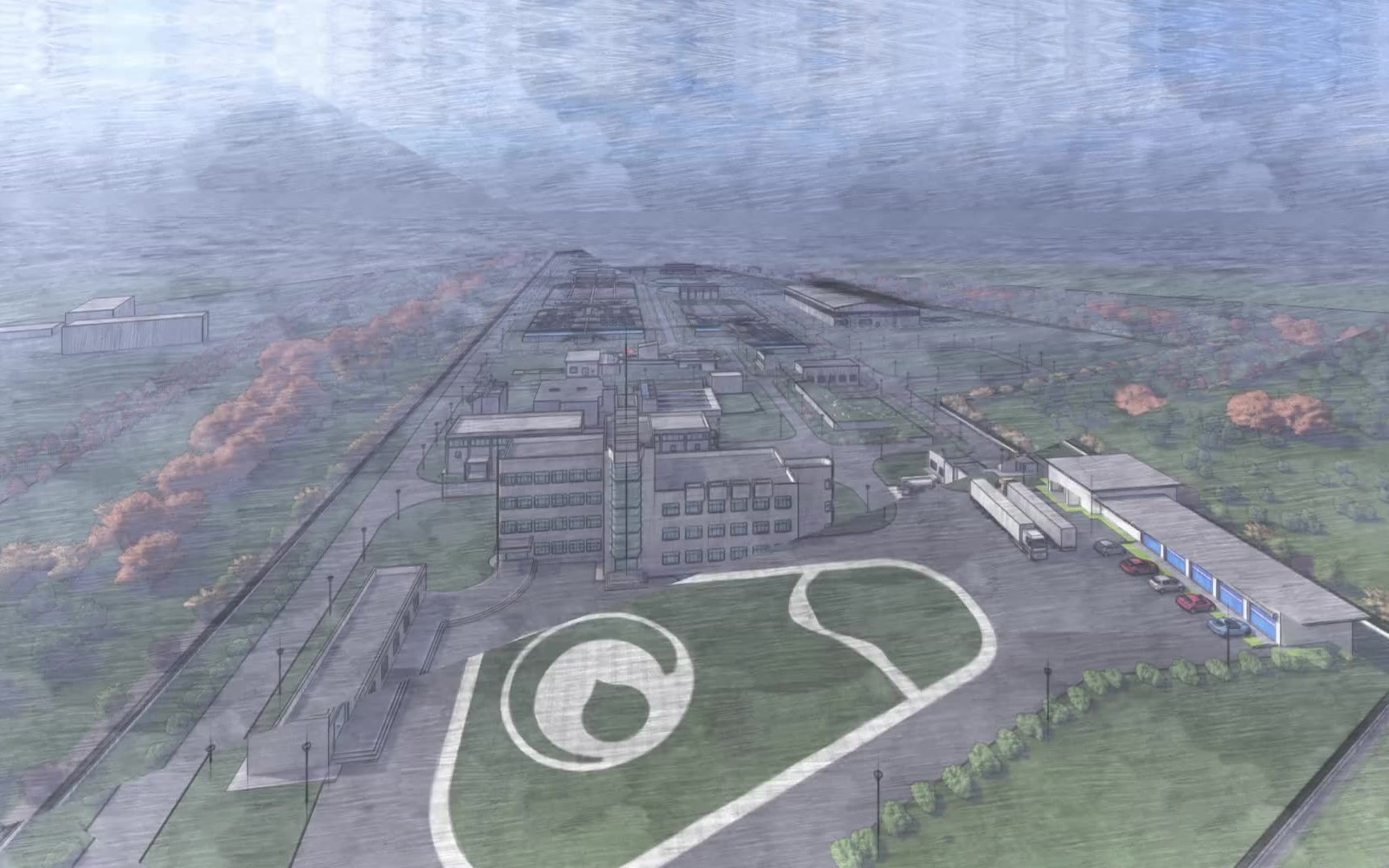 (Revit-Lumion)污水市政工程