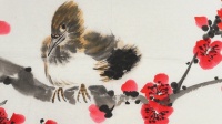 20181592038132 水墨画小鱼视频 王雪涛花鸟画技巧研究