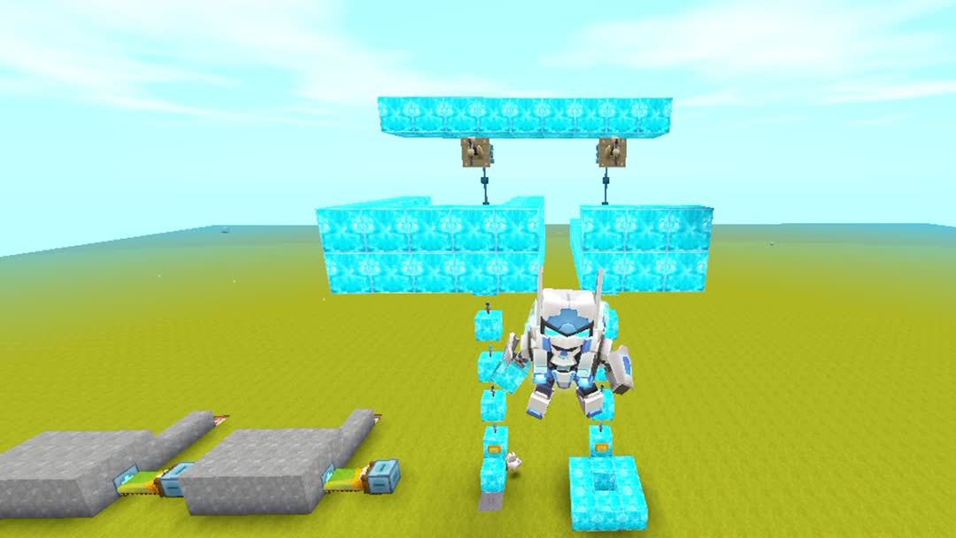 迷你世界电流电梯 有了这个只需一按就可以轻松到达二楼