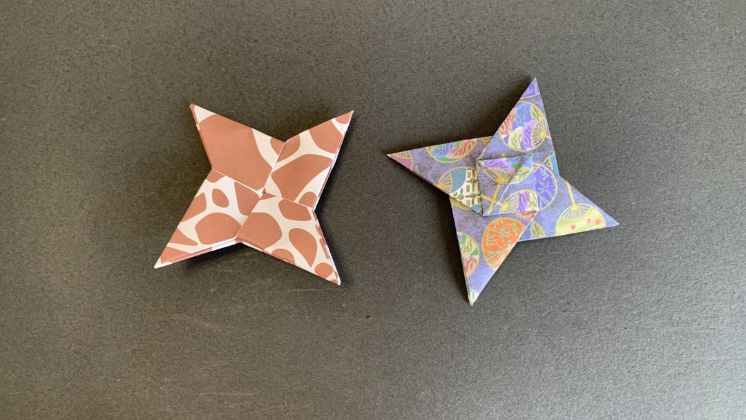 既是飞镖又是陀螺的有趣小玩具手工折纸视频教程