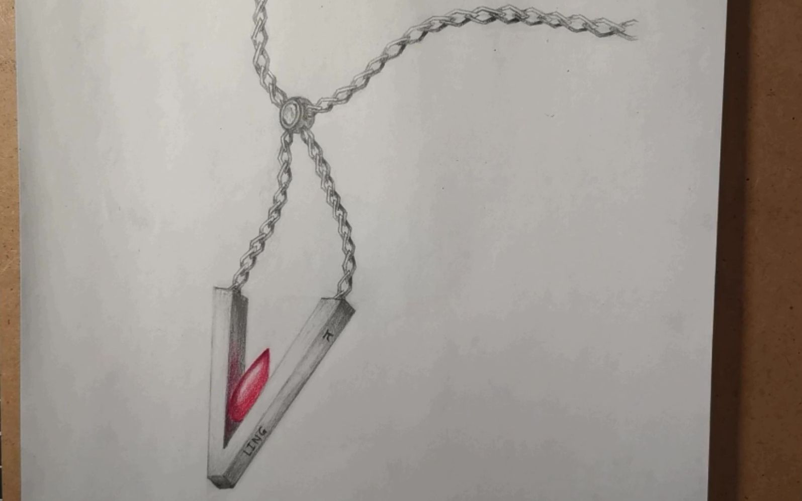 【项链设计——Scarlet Drop】阿绫,生日快乐。请允许我把这条项链,送...