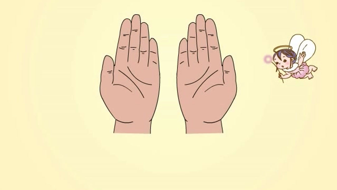 手势表示9的乘法口诀