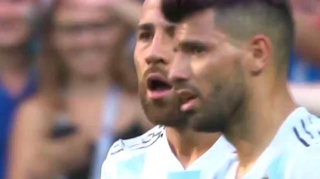 回顾:2018年世界杯:法国vs阿根廷,最后时刻,阿圭罗头球得分!