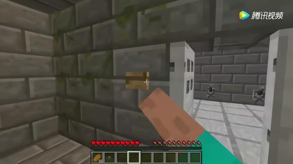 大海解说 我的世界Minecraft 寻找按钮找到钻石宝藏