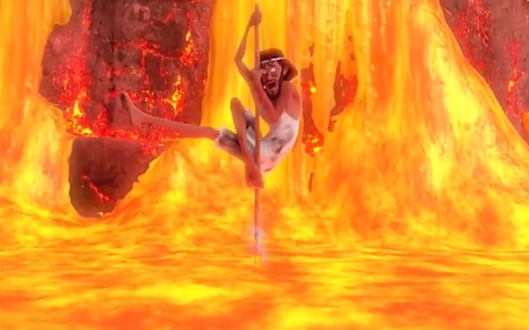 【爆笑虫子】你见过火山岩浆中跳钢管舞的吗