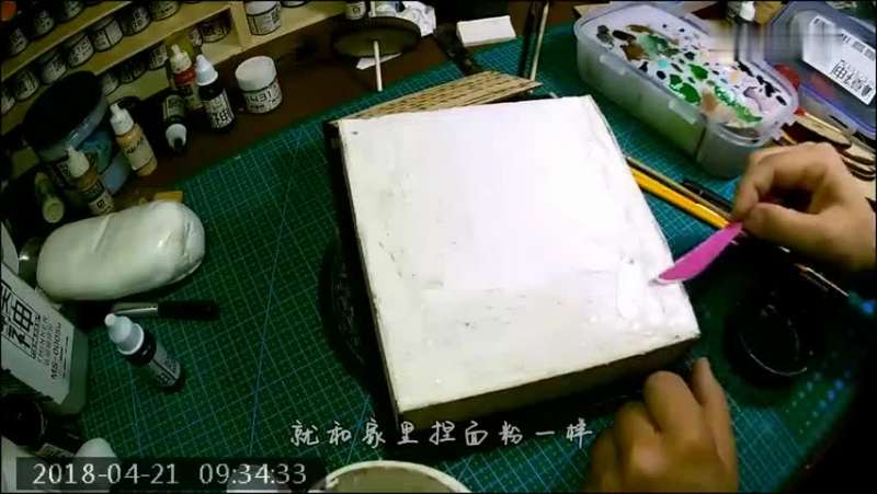 模神场景套件战壕0304制作教程模型沙盘地台军事高达模型DIY制作教学