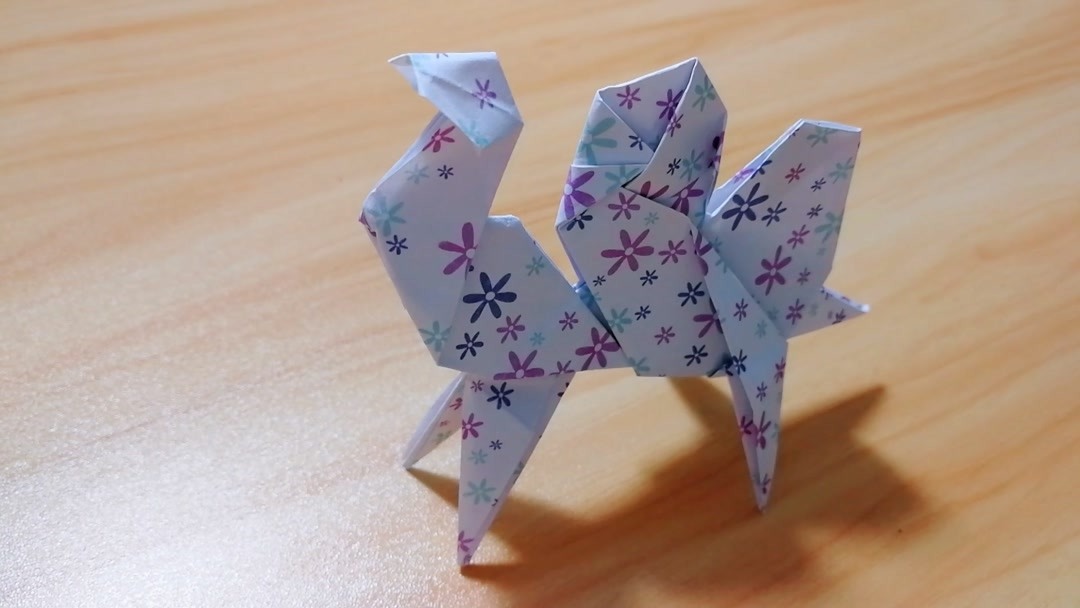 折纸大全,折纸立体骆驼视频教程,赶紧为孩子收藏吧